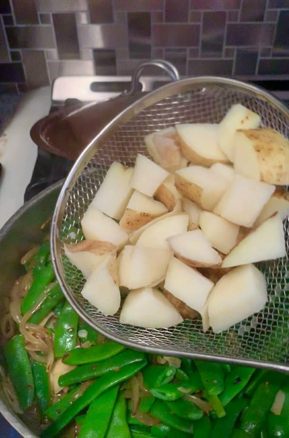 Italian Green Beans and Potatoes (an Italian American Recipe)