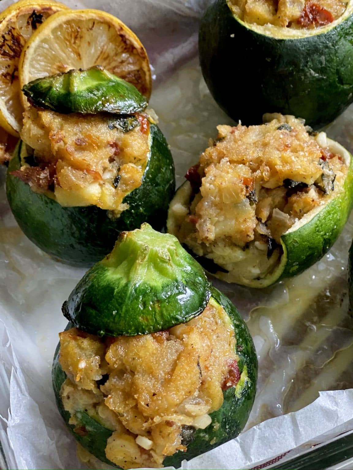 Stuffed Zucchini (an Italian Recipe)