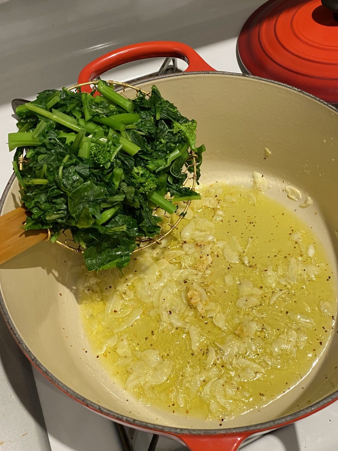 Sautéed Rapini (Broccoli Rabe with Garlic and Oil) - Mangia with Michele