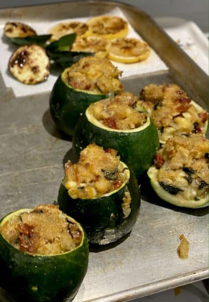 Stuffed Zucchini (an Italian Recipe)