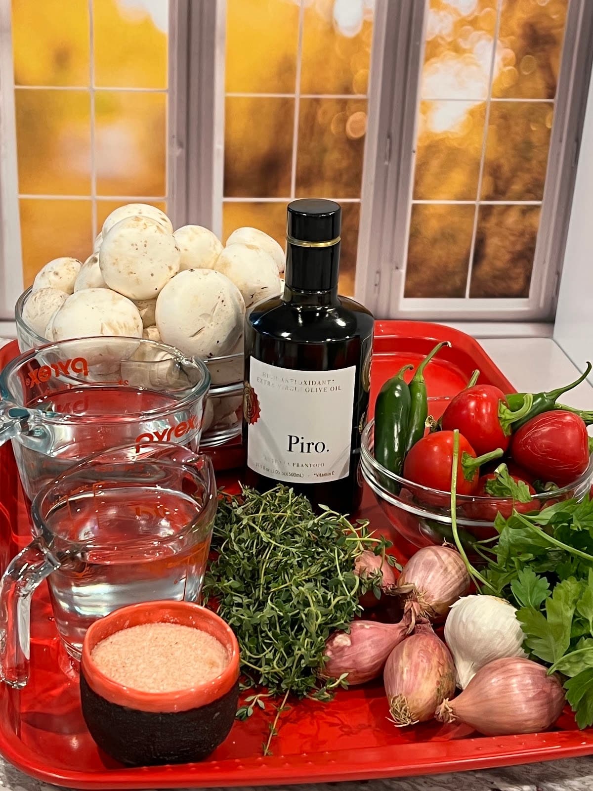 Pickled Mushrooms, Italian-Style ~ Marinated Deli Mushrooms