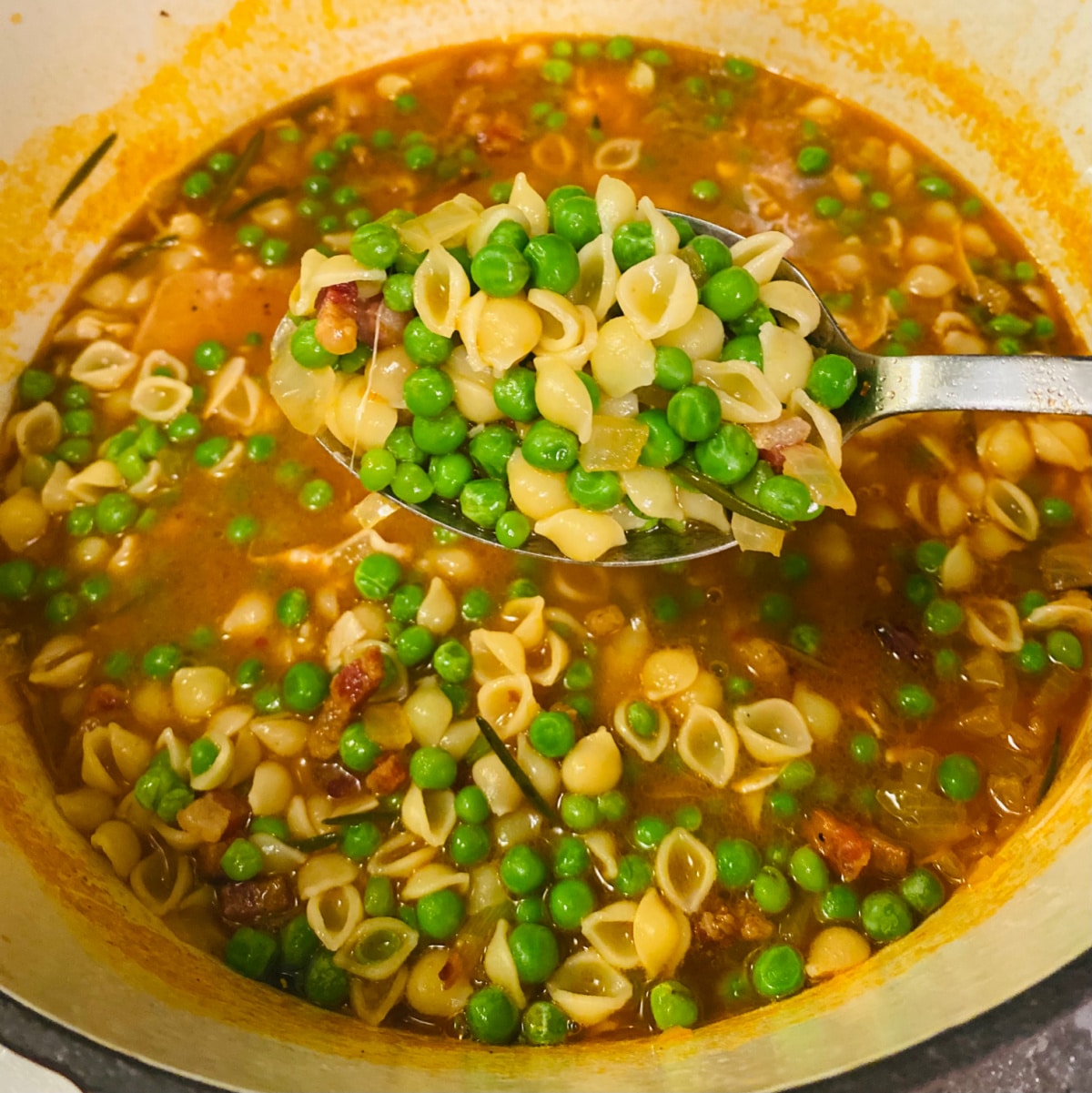 Easy Pasta e Piselli (Italian Pasta with Peas) - Mangia with Michele