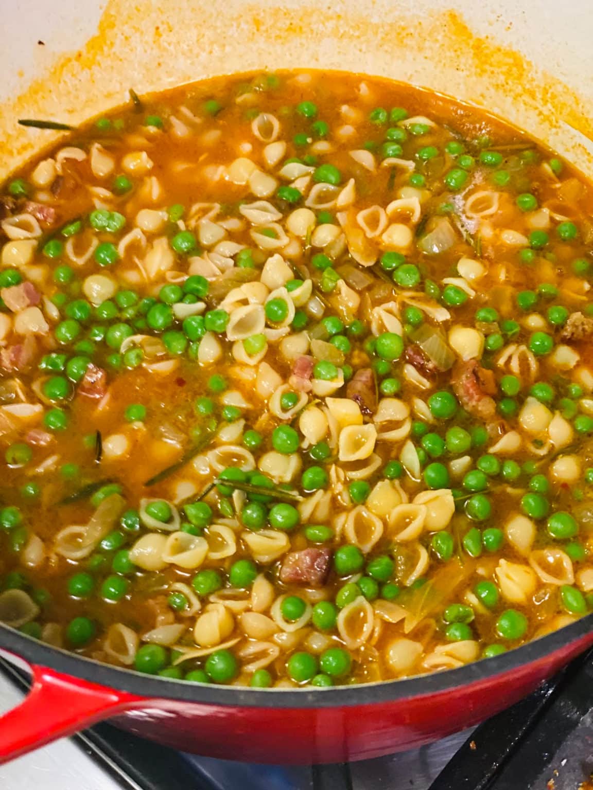 Easy Pasta e Piselli (Italian Pasta with Peas) - Mangia with Michele