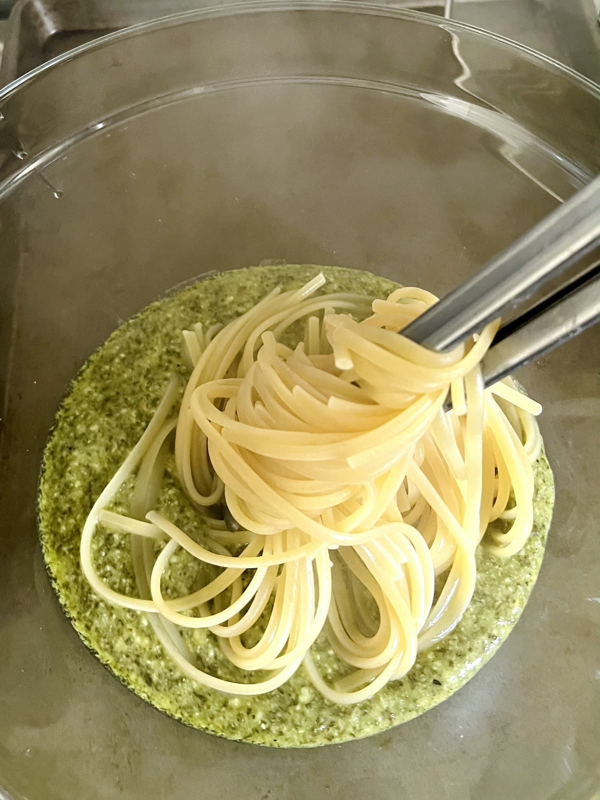 Easy Pasta al Pesto with Lemon and Butter - Mangia with Michele