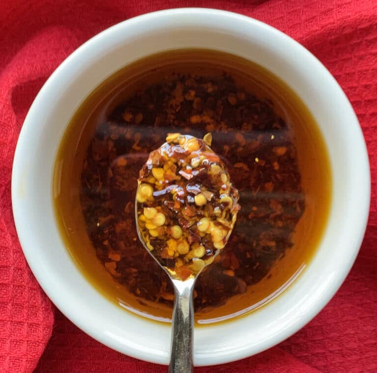 Quick and Easy Italian Chili Oil (Olio Santo) - Mangia with Michele