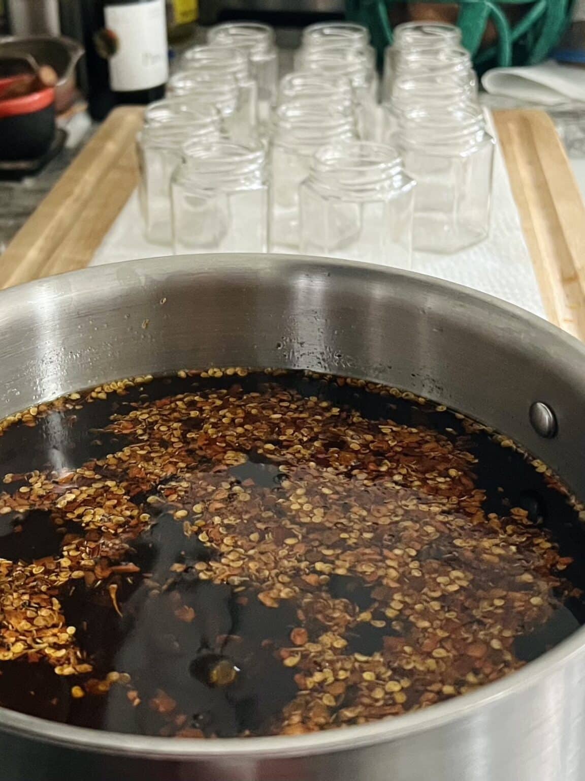 Quick and Easy Italian Chili Oil (Olio Santo) - Mangia with Michele