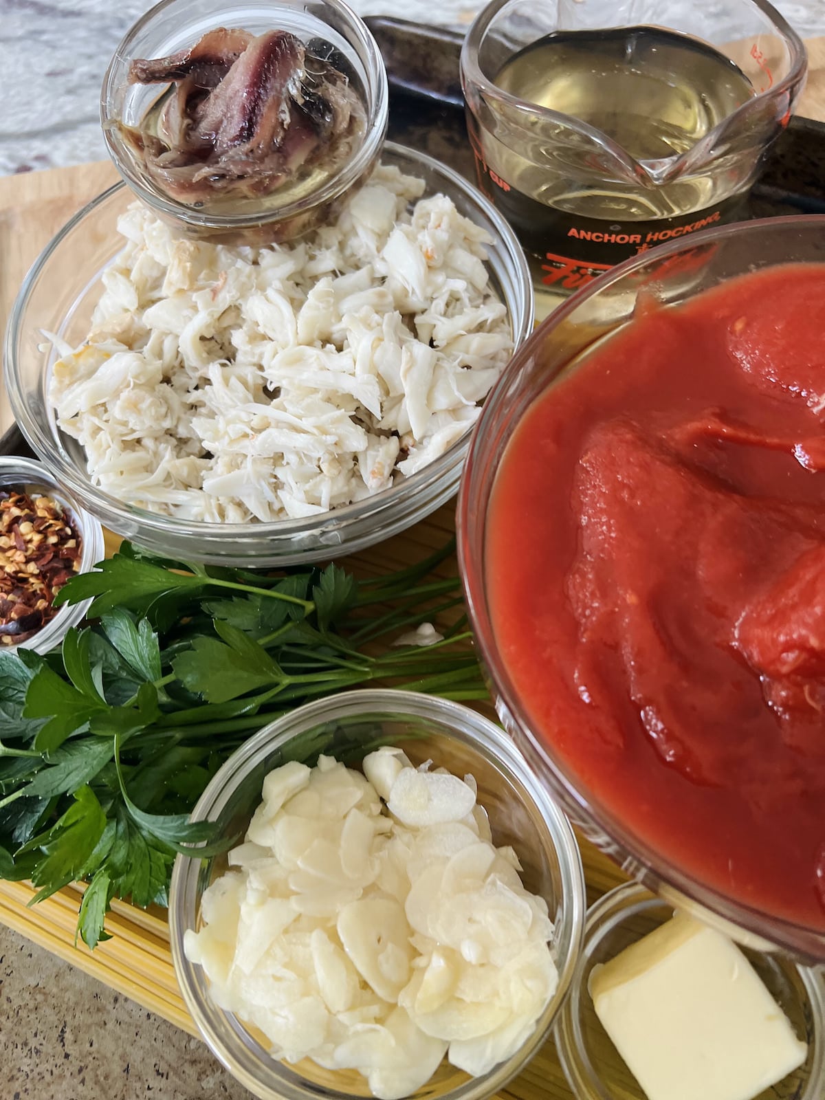 Easy Crab Pasta Sauce with Spaghetti - Mangia with Michele