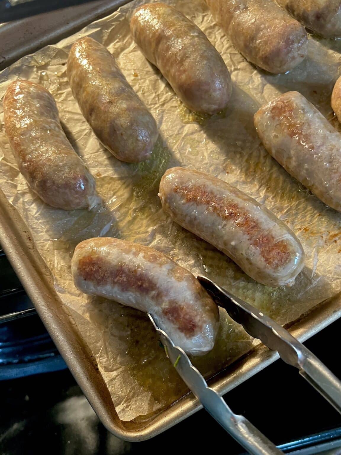 Oven Baked Italian Sausage (Very Easy) - Mangia with Michele