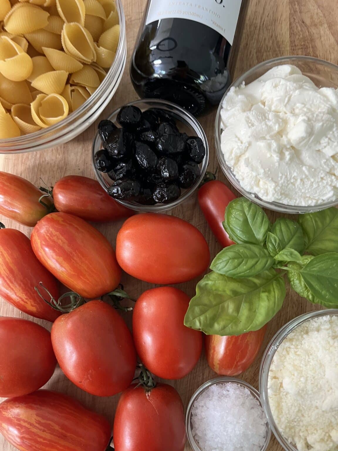 Pasta alla Checca ~ No Cook Tomato Sauce with Ricotta - Mangia with Michele