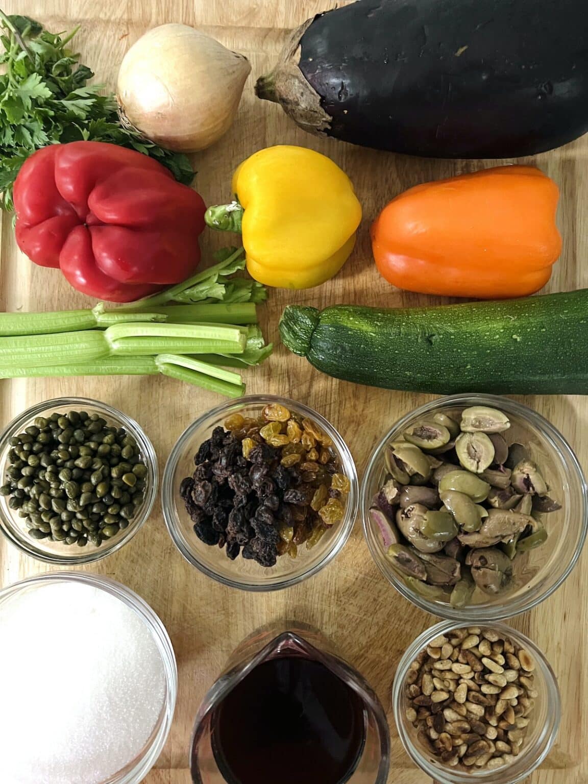 Vegetable Caponata without Tomatoes (Roasted) - Mangia with Michele