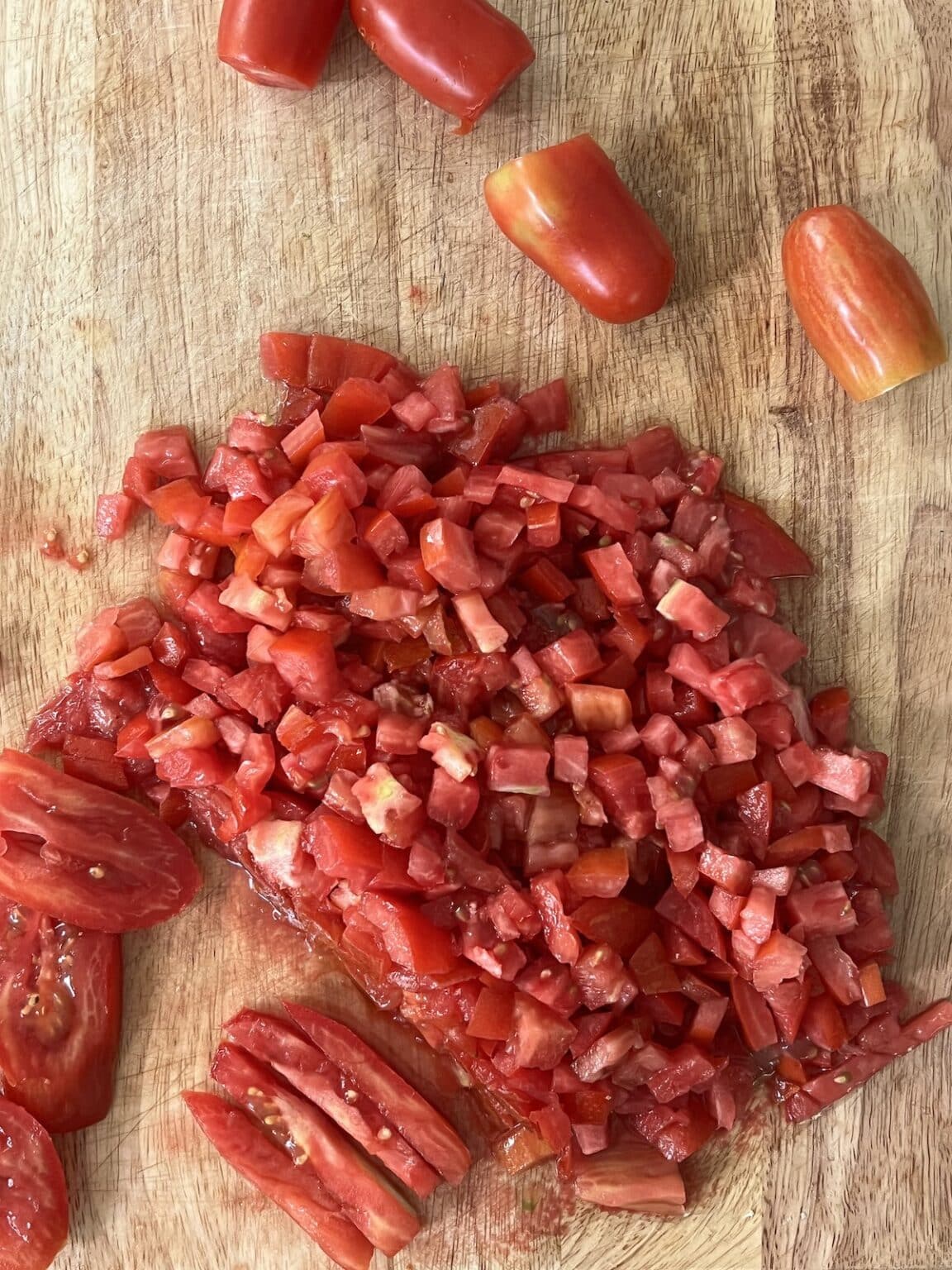 Pasta alla Checca ~ No Cook Tomato Sauce with Ricotta - Mangia with Michele