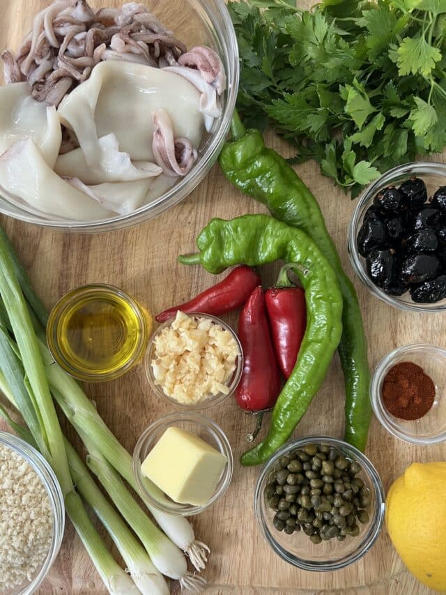 Sauteed Calamari (Quick and Easy) - Not Fried - Mangia with Michele