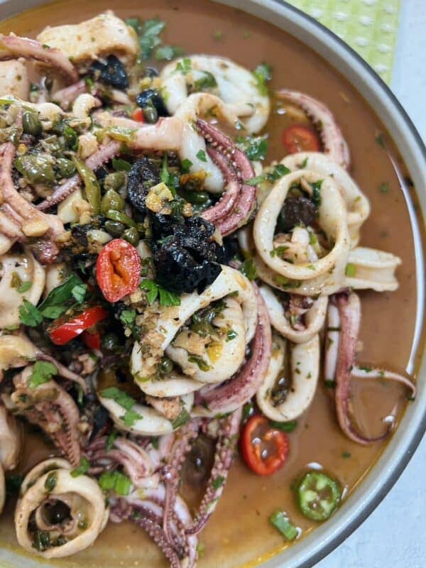 Sauteed Calamari (Quick and Easy) - Not Fried - Mangia with Michele