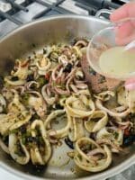 Sauteed Calamari (Quick and Easy) - Not Fried - Mangia with Michele