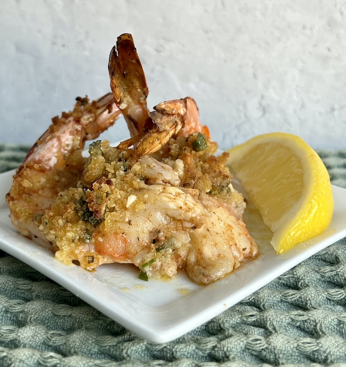 Shrimp Oreganata in White Wine Lemon Butter - Mangia with Michele
