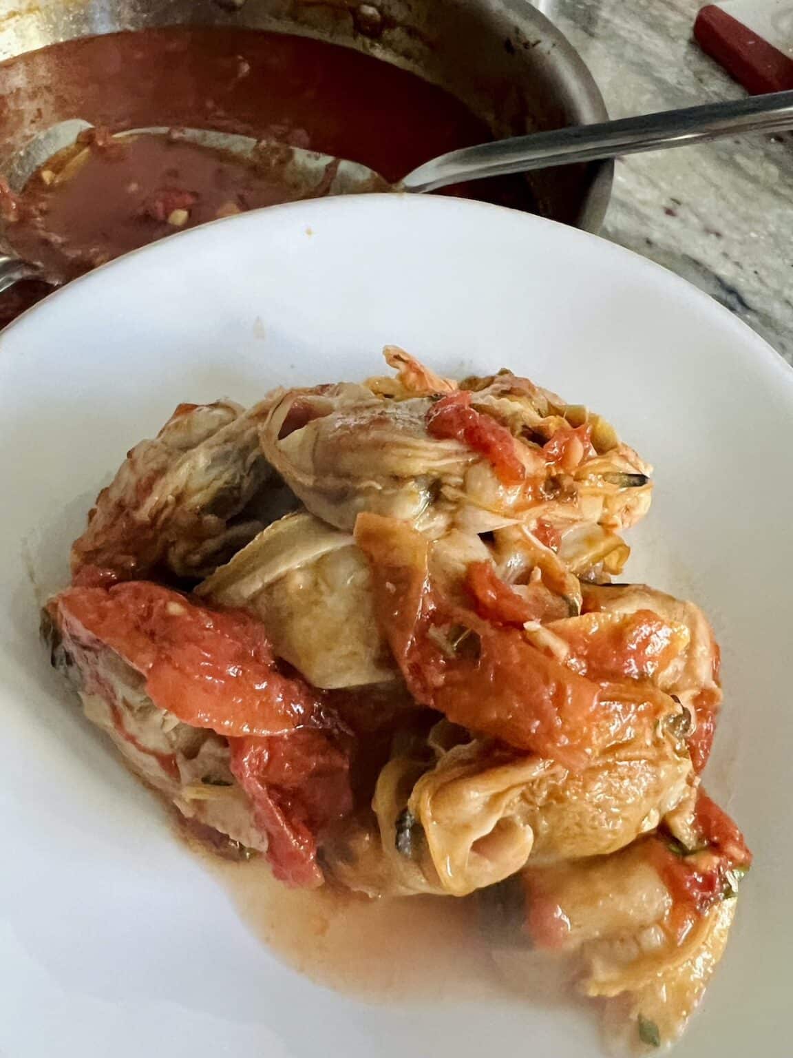 Authentic Italian Red Clam Sauce with Linguine - Mangia with Michele