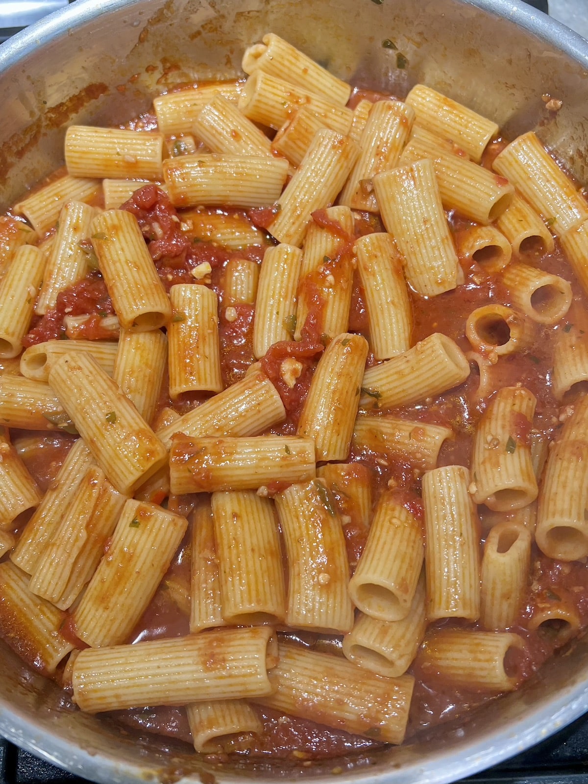 Rigatoni Arrabbiata ~ Spicy Italian Tomato Sauce - Mangia with Michele