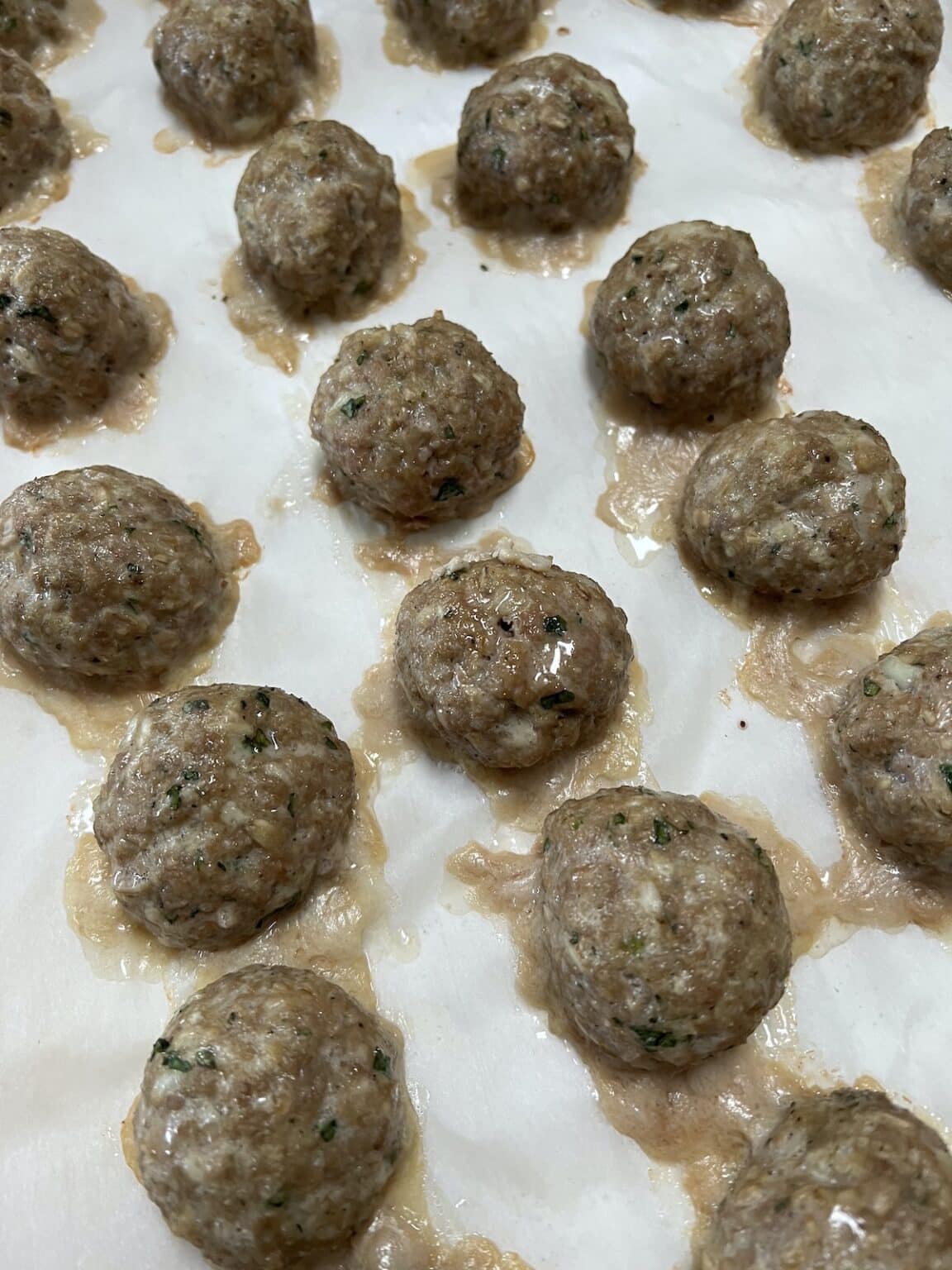 Italian Meatballs No Bread Crumbs (Made with Oats, Baked)