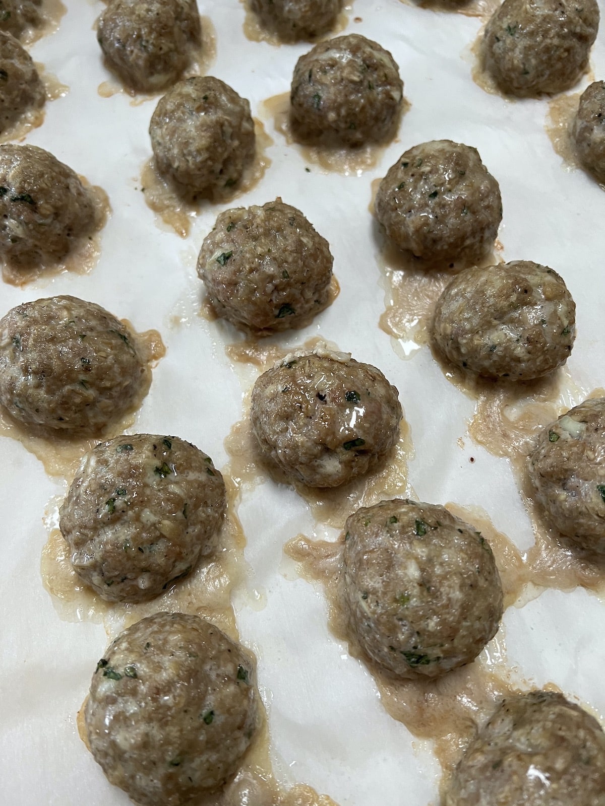 Italian Meatballs No Bread Crumbs (Made with Oats, Baked)