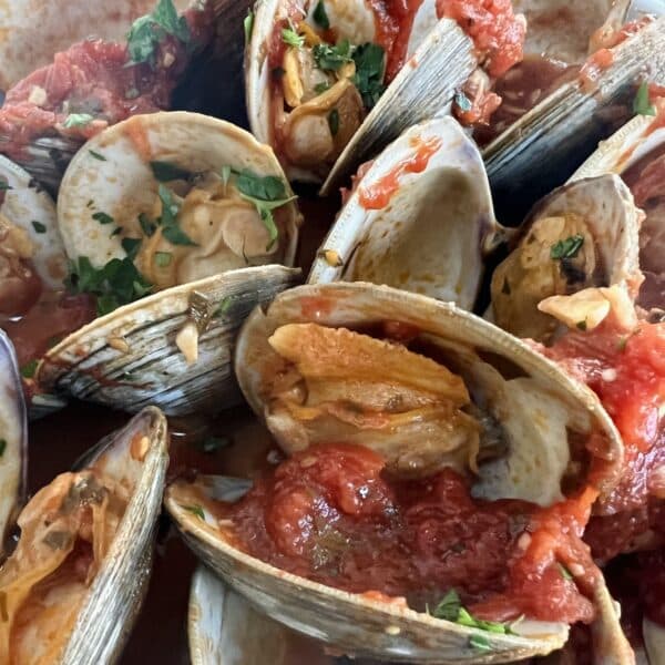 Clams Posillipo in Red Sauce (Zuppa di Clams) - Italian Seafood