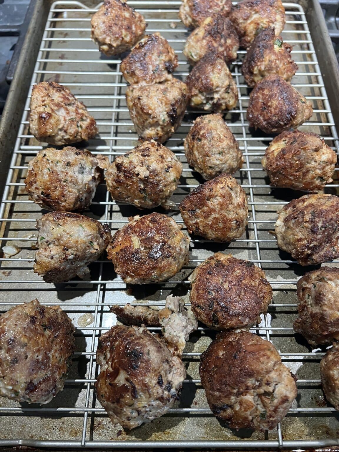 Fried Meatballs (Easy) ~ Beef, Pork, Veal - Mangia with Michele