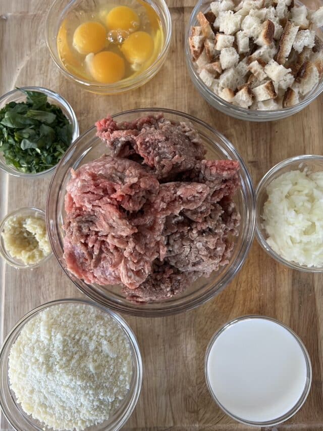 Fried Meatballs (Easy) ~ Beef, Pork, Veal - Mangia with Michele
