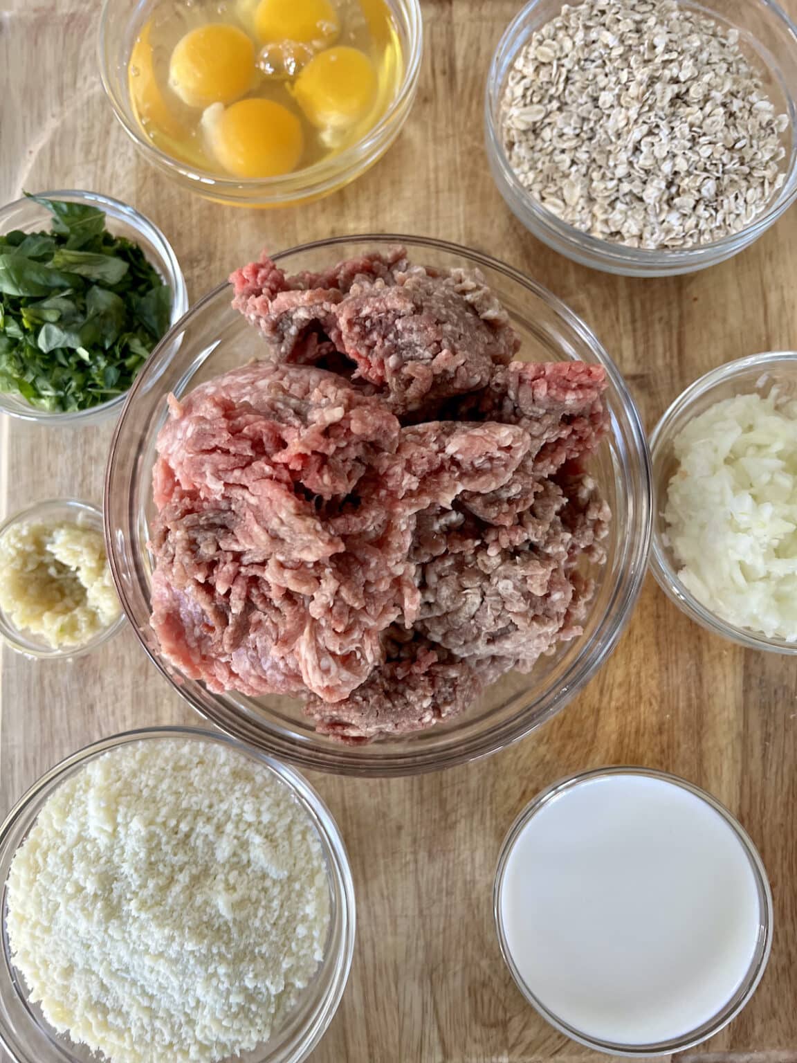 Italian Meatballs No Bread Crumbs (Made with Oats, Baked)