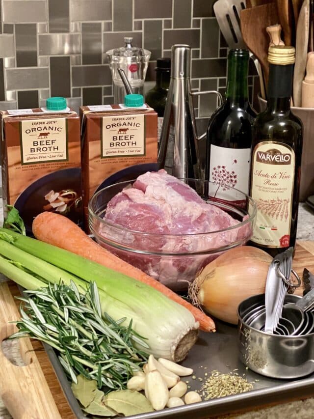 Wild Boar Bolognese Ragu with Pasta - Mangia with Michele