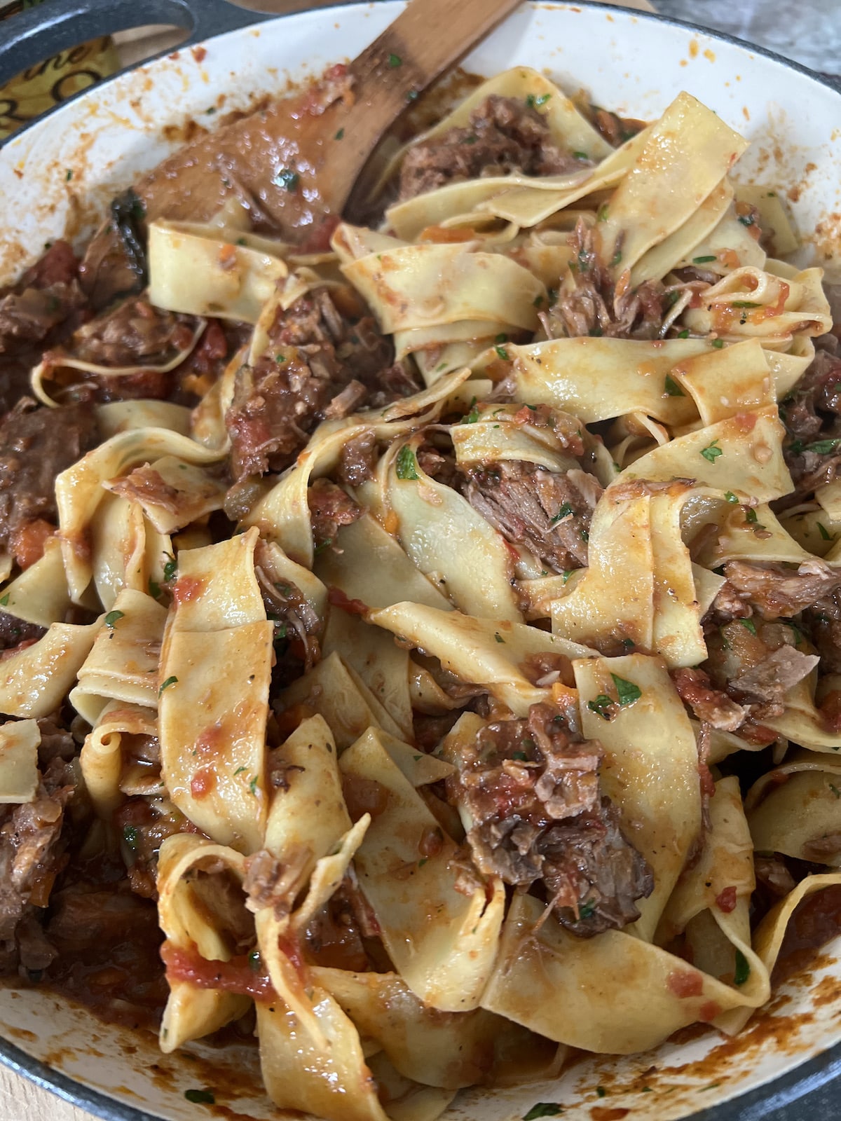 Pork Ragu Recipe ~ Braised Country Rib Sauce (One Pot) - Mangia with ...