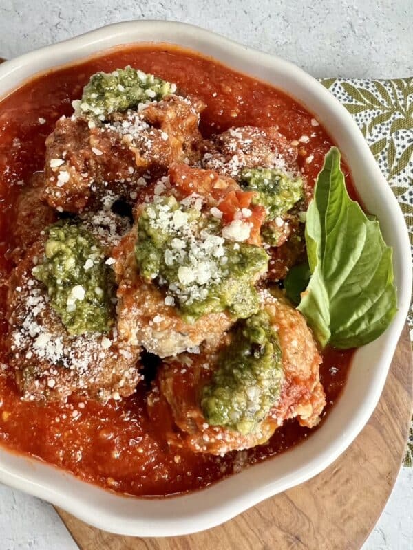 Italian Meatballs No Bread Crumbs (Made with Oats, Baked)