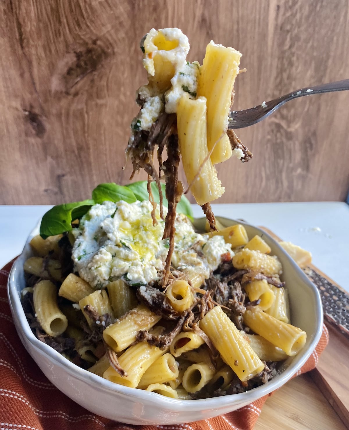 Beef Brisket Ragu with Pasta (Great for Sunday Dinner!) - Mangia with ...