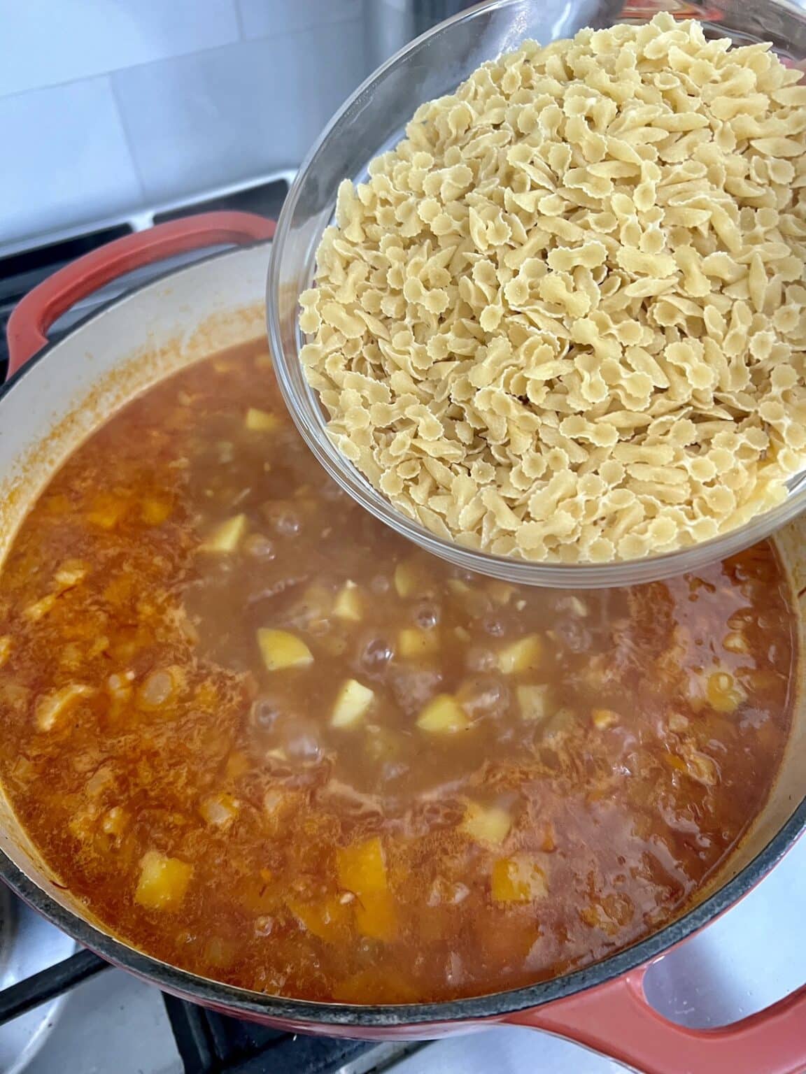 Pasta e Patate (One Pot) ~ Italian Pasta with Potatoes - Mangia with ...
