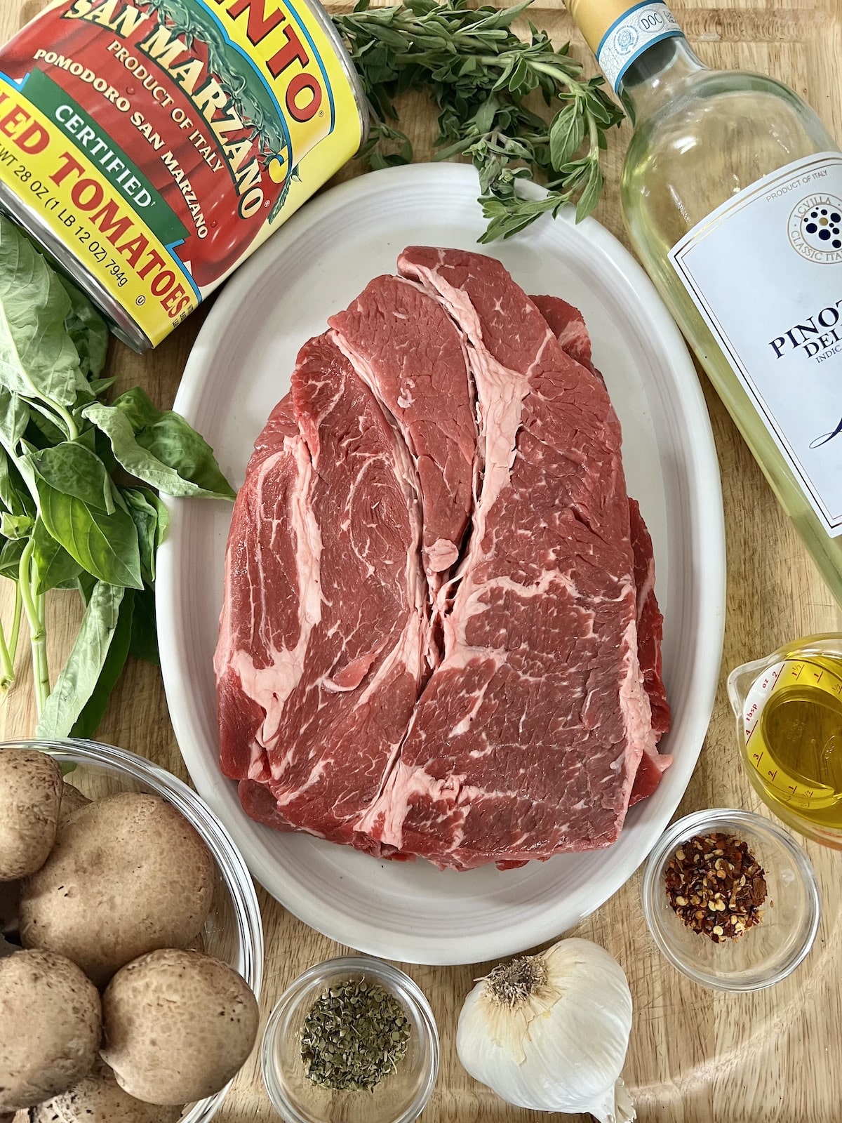 Pizzaiola Sauce with Beef ~ Steak Pizzaiola (Italian American)