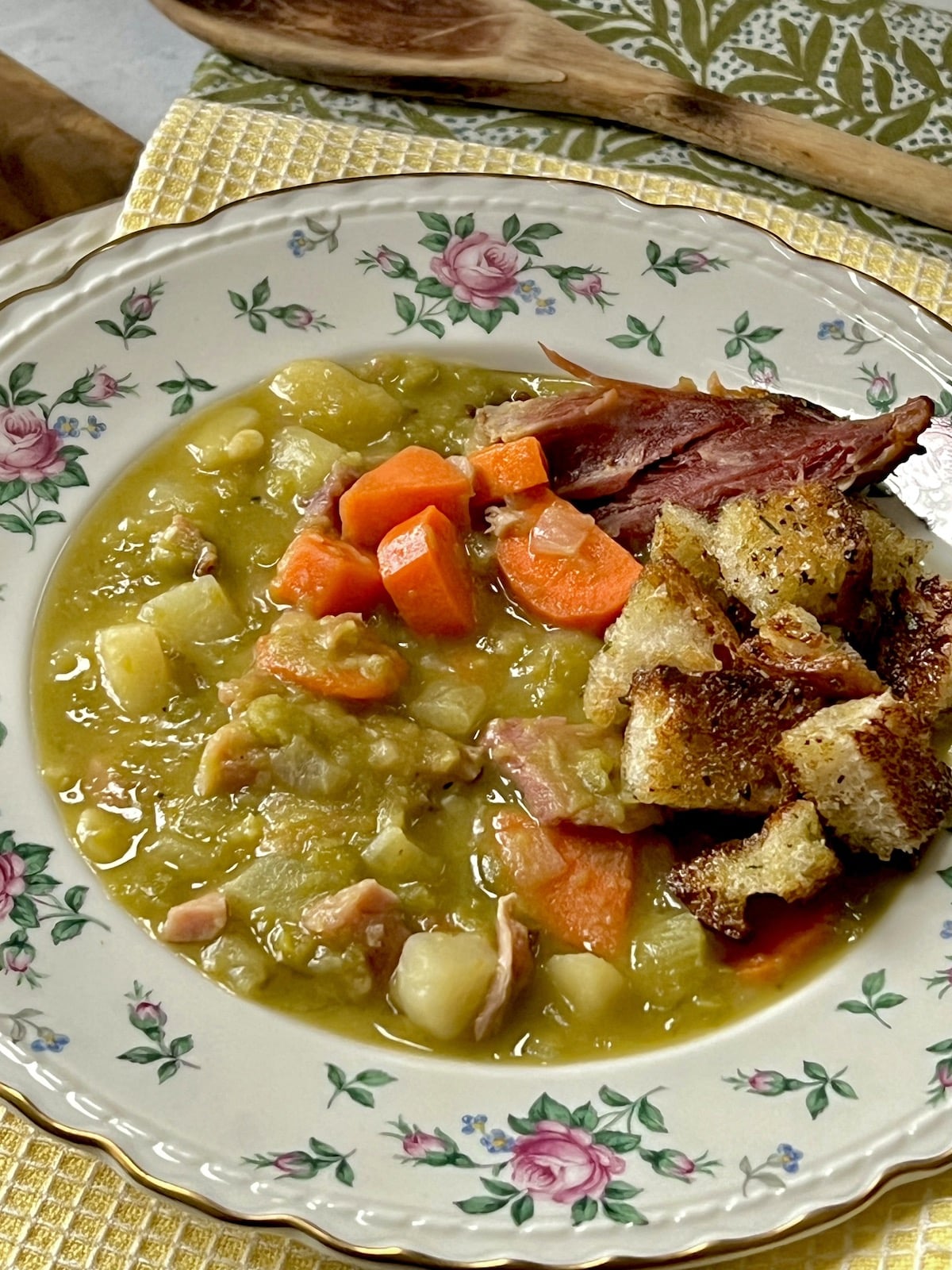 Split Pea and Ham Soup with Potatoes - Mangia with Michele