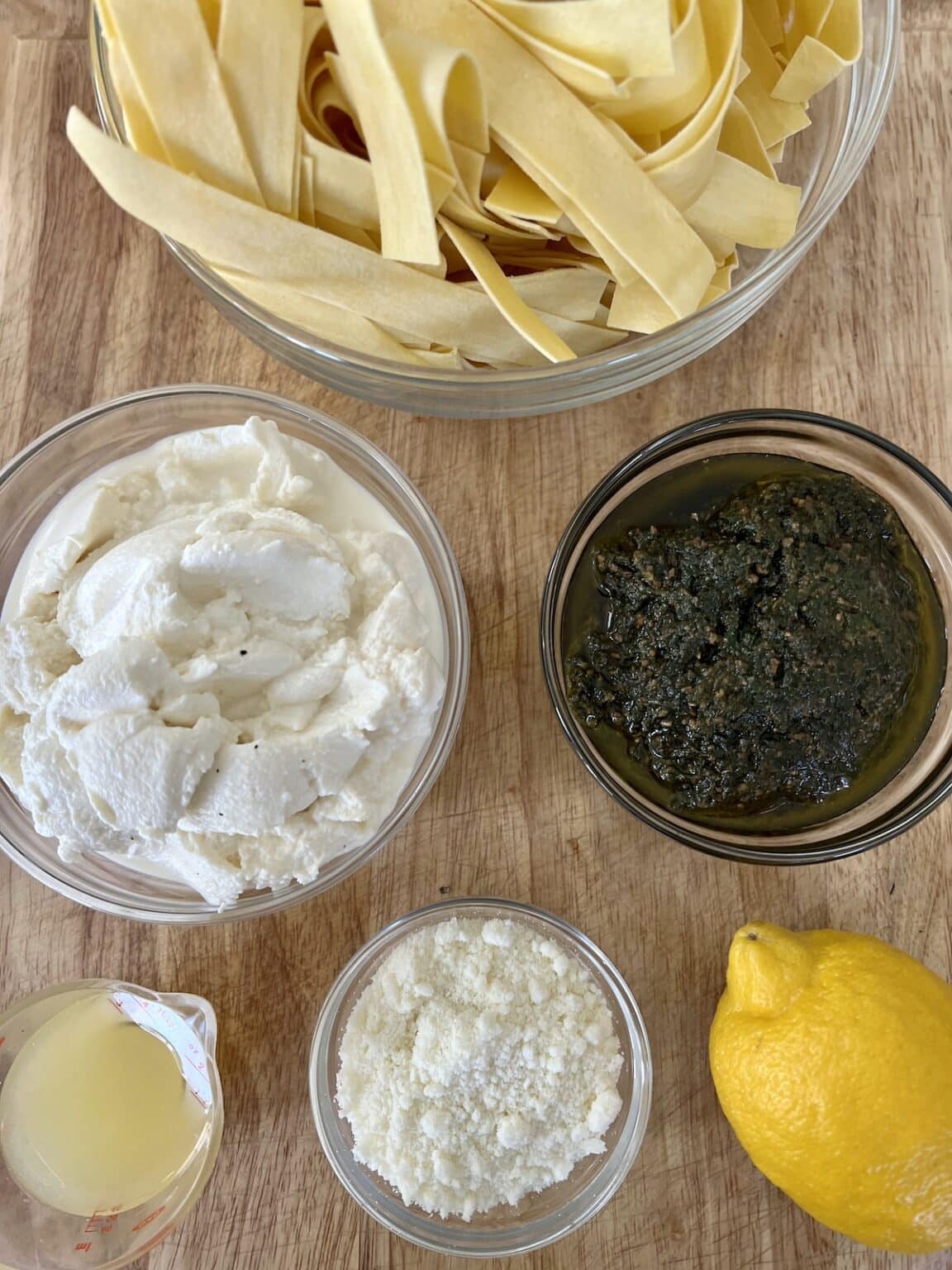 Easy Pesto Ricotta Pasta (No-Cook Sauce) - Mangia with Michele