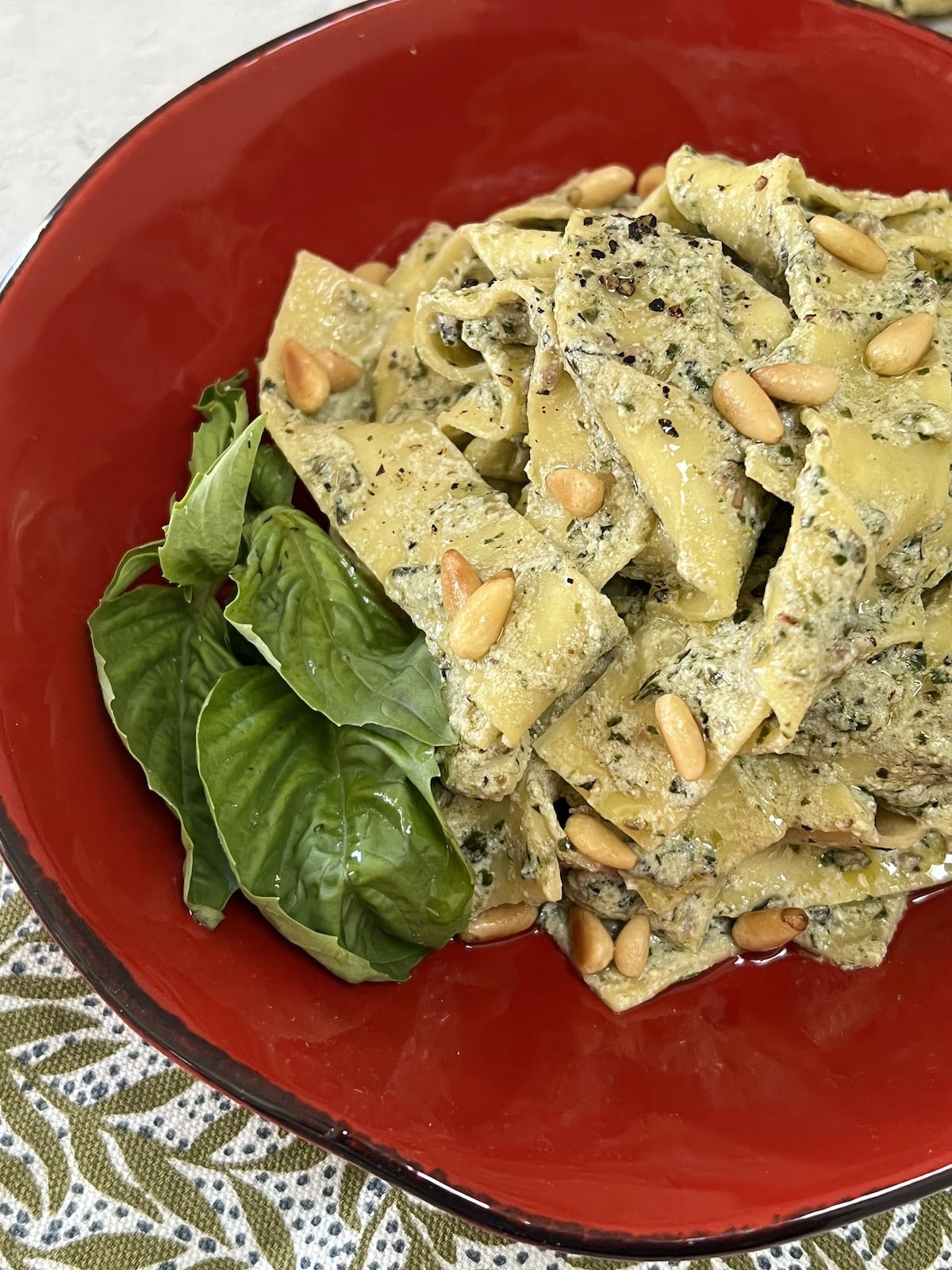 Easy Pesto Ricotta Pasta (No-Cook Sauce) - Mangia with Michele