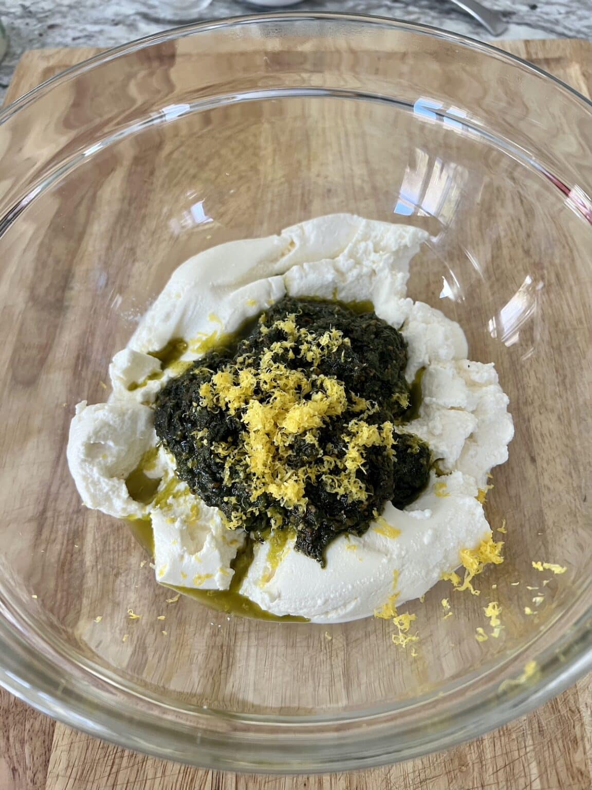 Easy Pesto Ricotta Pasta (No-Cook Sauce) - Mangia with Michele