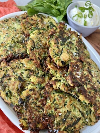 Italian Zucchini Fritters with Lemon and Basil - Perfect for Summer!