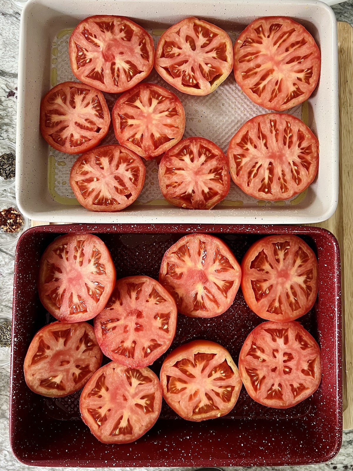 Tomatoes Provencal with Parmesan and Breadcrumbs