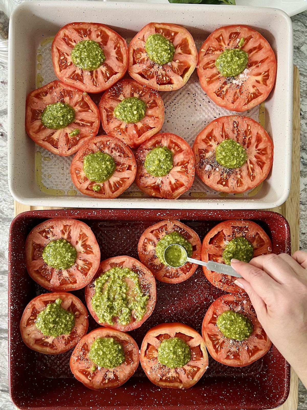 Tomatoes Provencal with Parmesan and Breadcrumbs