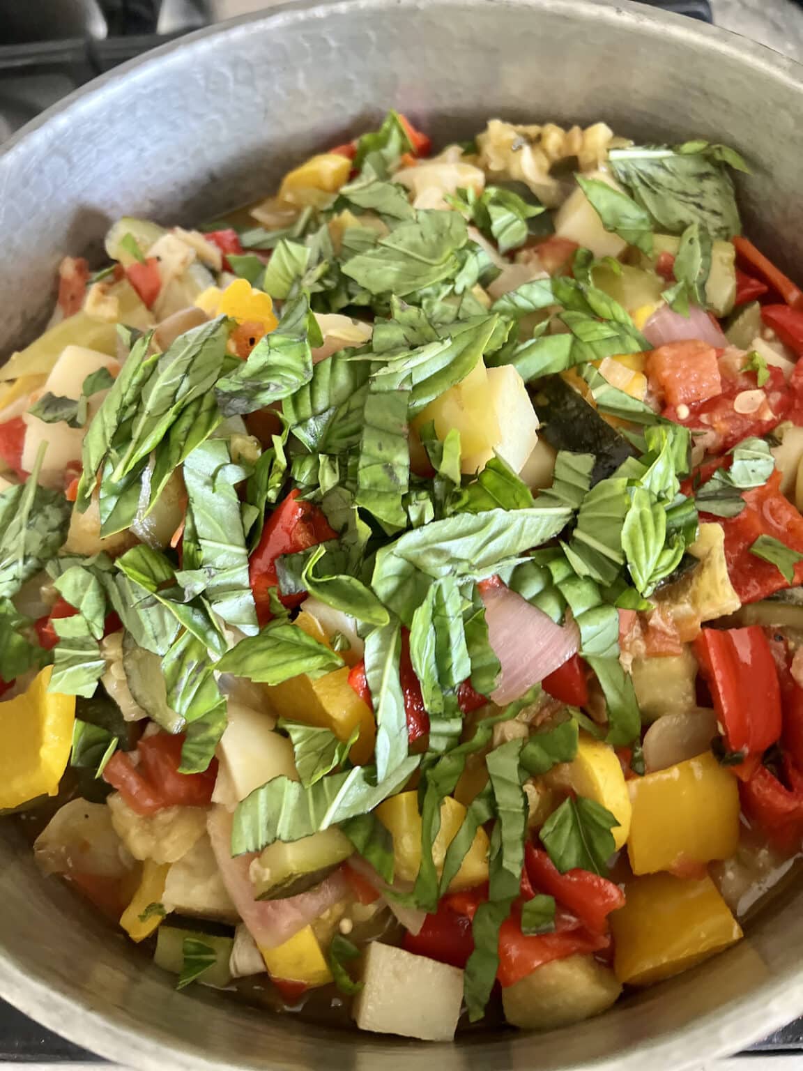 Ciambotta ~ Italian Summer Vegetable Stew (Giambotta)
