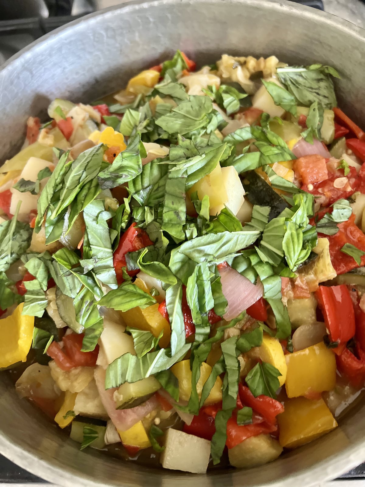 Ciambotta ~ Italian Summer Vegetable Stew (Giambotta)