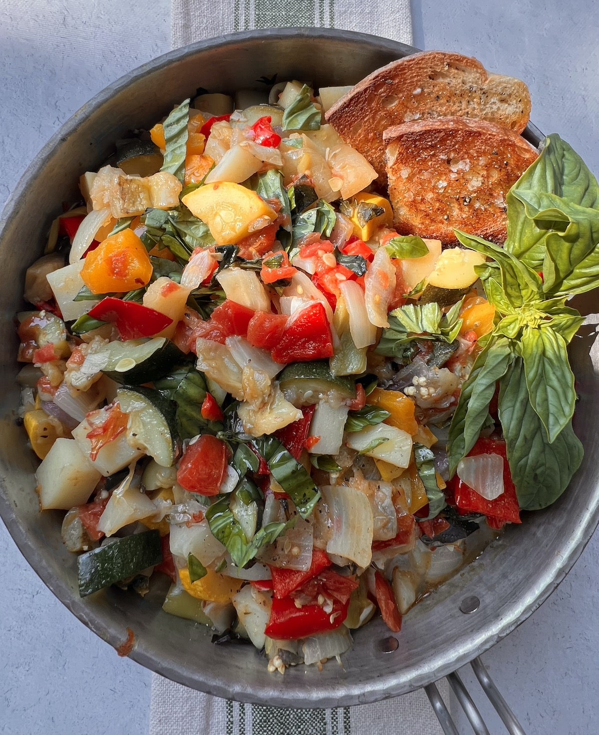 Ciambotta ~ Italian Summer Vegetable Stew (Giambotta)