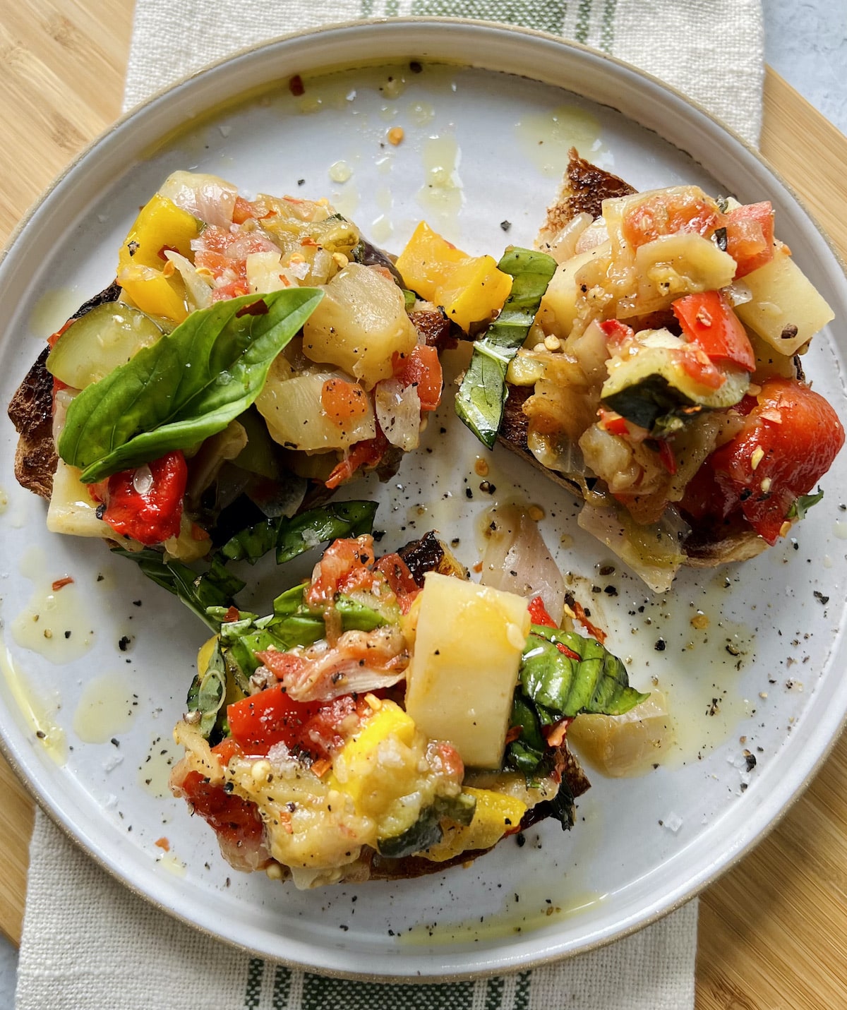 Ciambotta ~ Italian Summer Vegetable Stew (Giambotta)