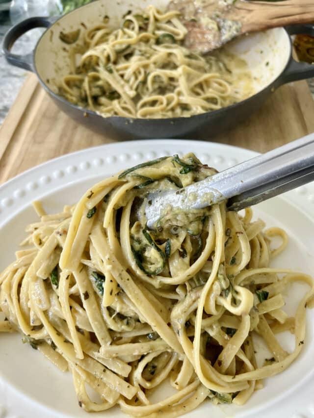 Creamy Zucchini Pasta (Great Summer Pasta Recipe!) - Mangia with Michele
