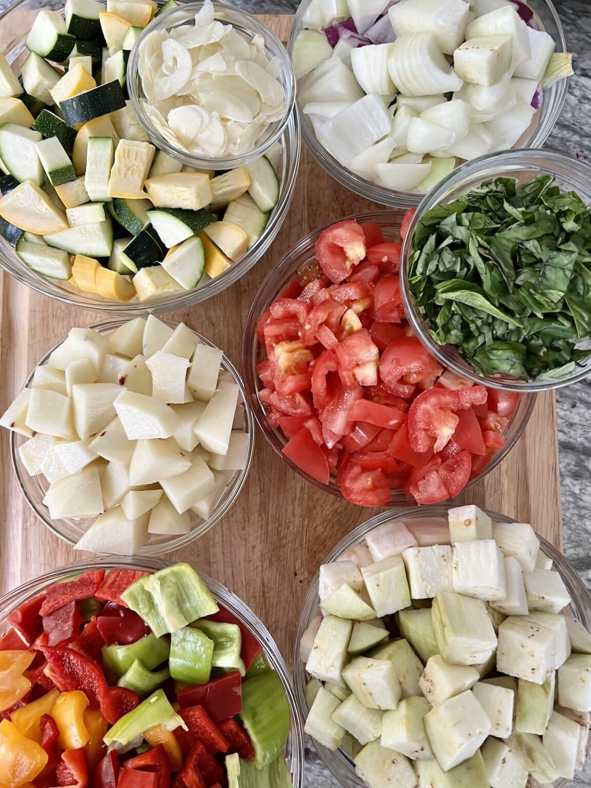 Ciambotta ~ Italian Summer Vegetable Stew (Giambotta)