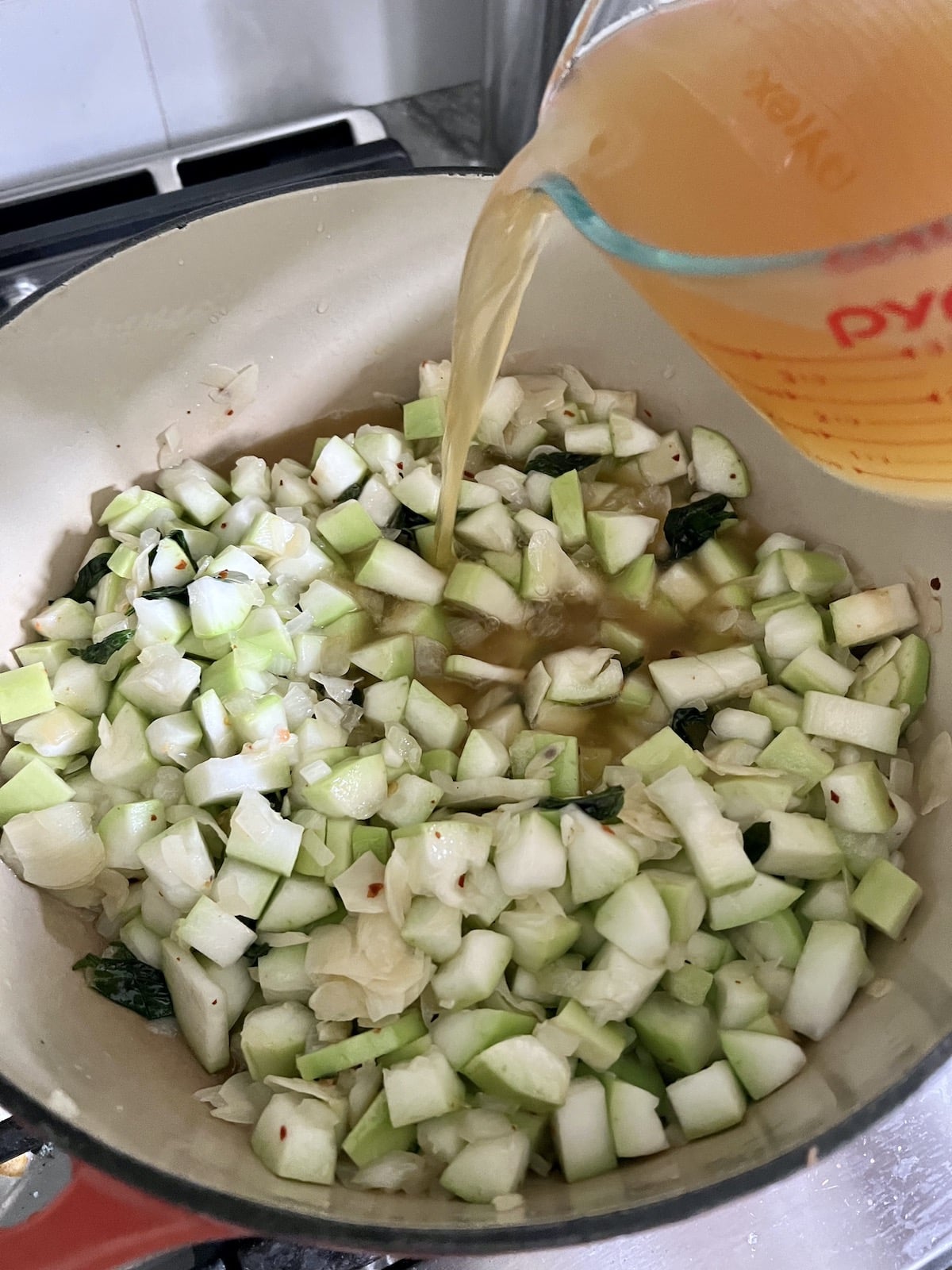 Cucuzza Soup (Sicilian Squash Soup) - Mangia with Michele