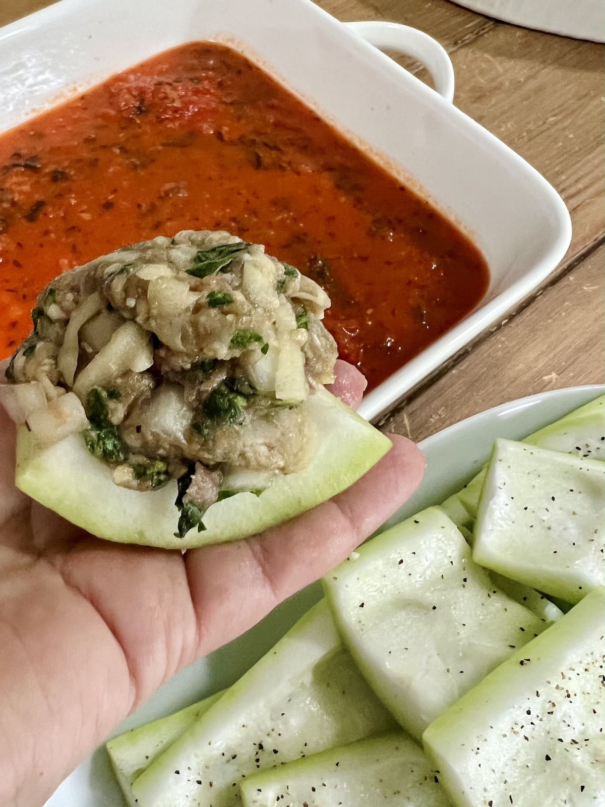 Stuffed Cucuzza Squash (Sicilian Squash/Gagootz) - Mangia with Michele