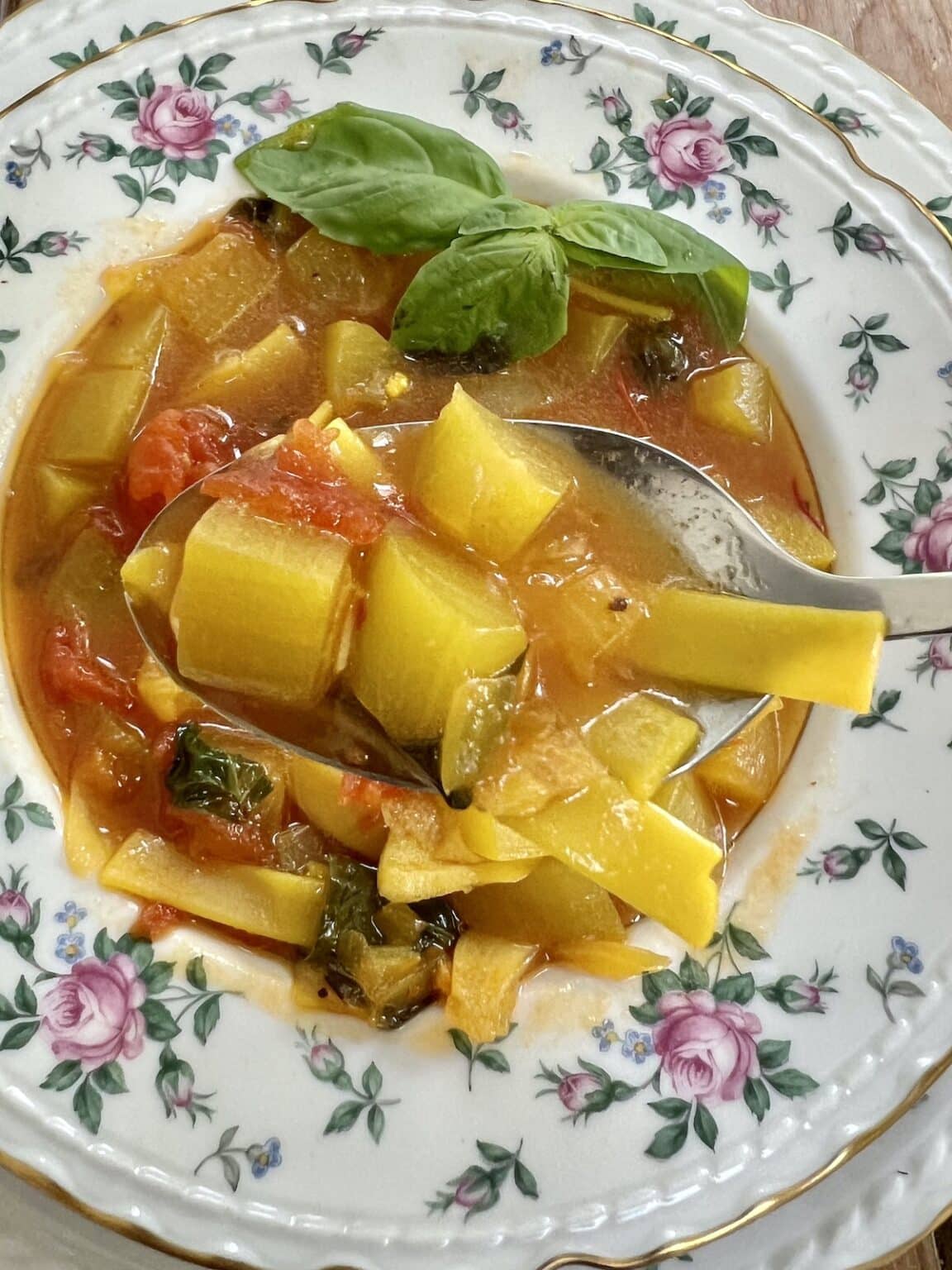 Cucuzza Soup (Sicilian Squash Soup) - Mangia with Michele