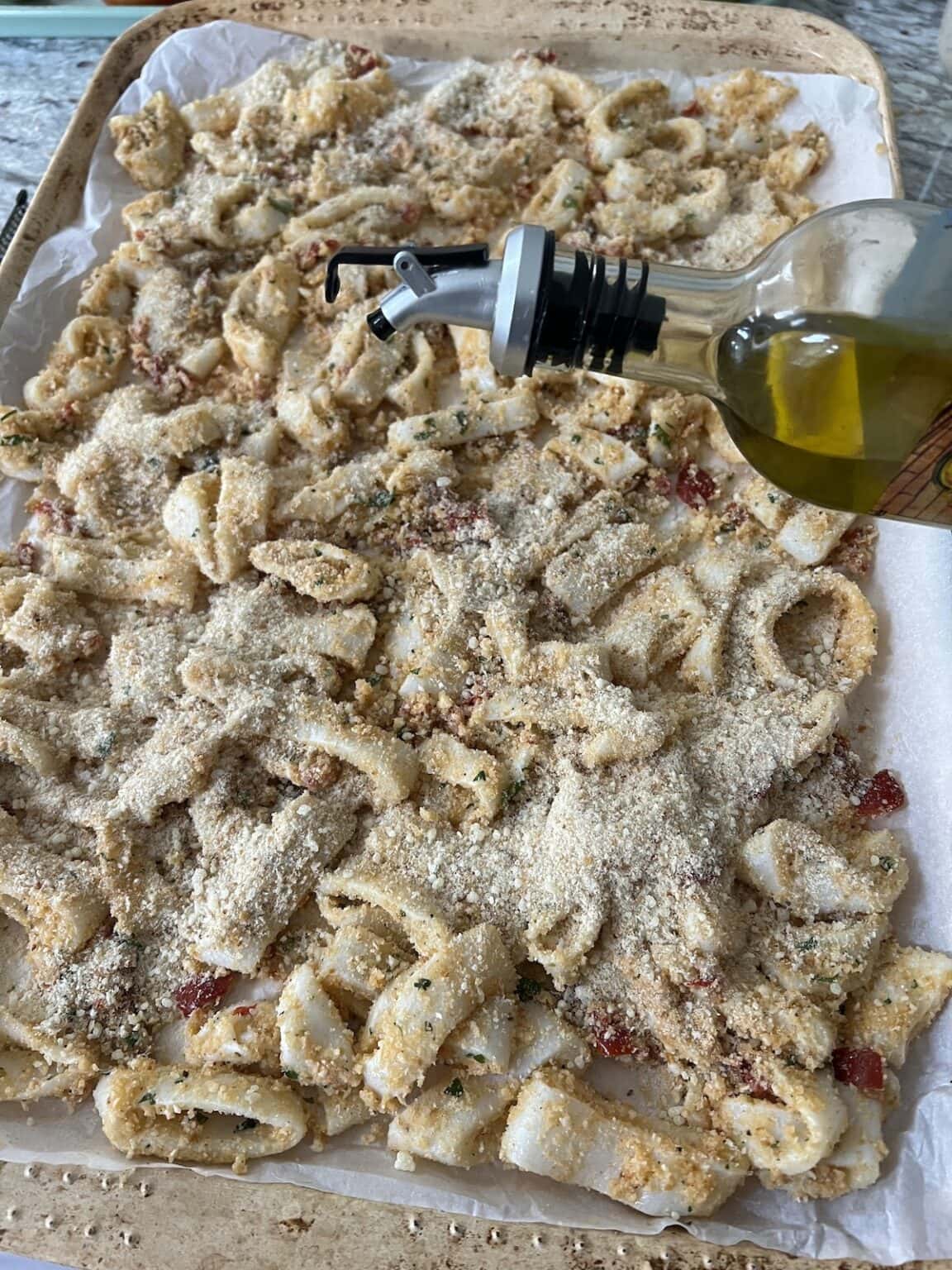 Crispy Baked Calamari (No Frying Required!) - Mangia with Michele